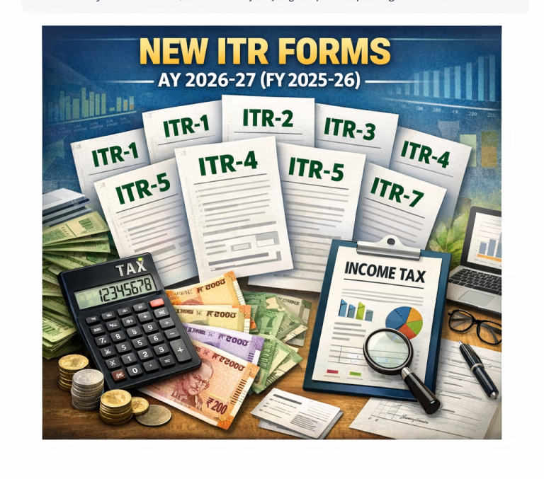 ITR Forms Are Here: What Taxpayers Must Know Before Filing FY 2025–26 ...